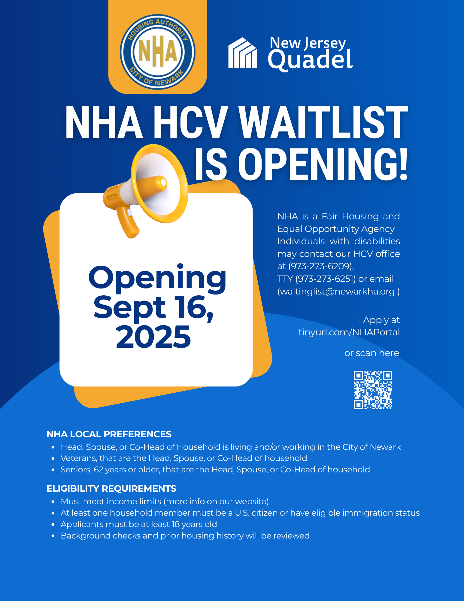 NHA HCV Waitlist is opening!